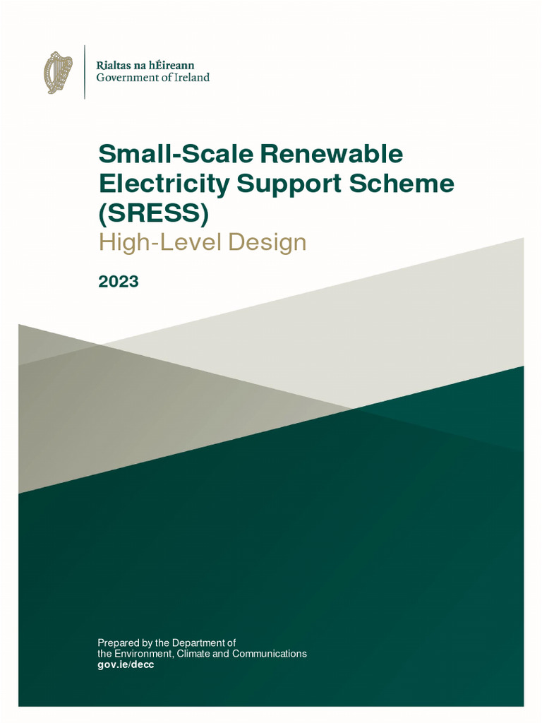 SRESS: Small-Scale Renewable Support Plan | PDF | Solar Power ...
