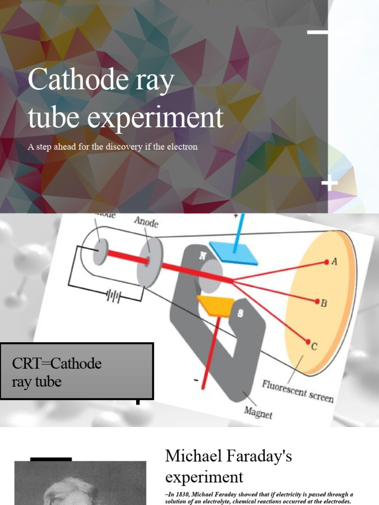 Cathode Ray Tube Experiment Explained | PDF | Cathode | Anode