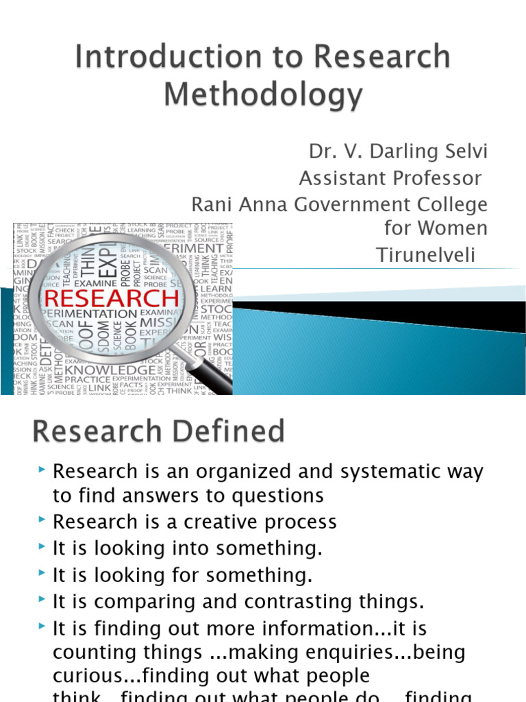 Introduction to Research Methodology | PDF | Methodology | Science