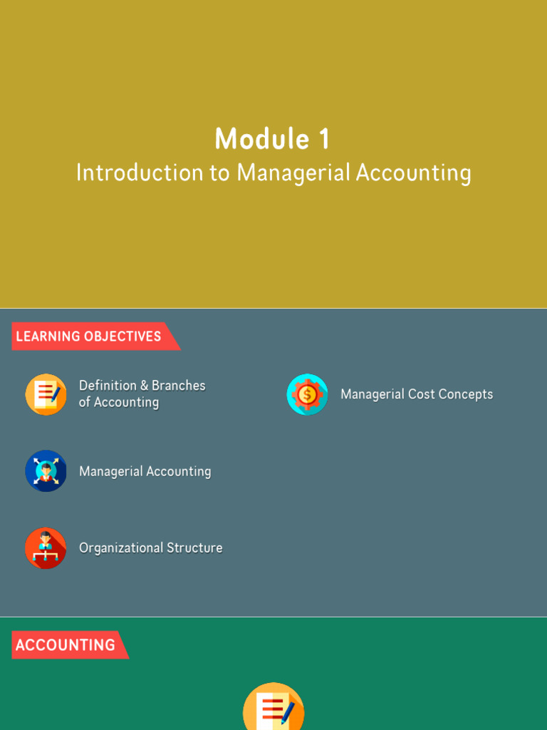 Module 1 ACCO 018 | PDF | Accounting | Cost