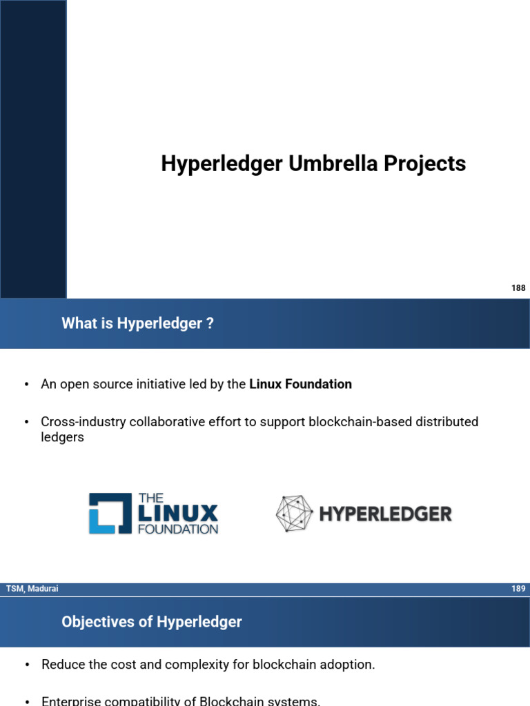 Hyperledger Projects | PDF | Systems Engineering | Software Engineering