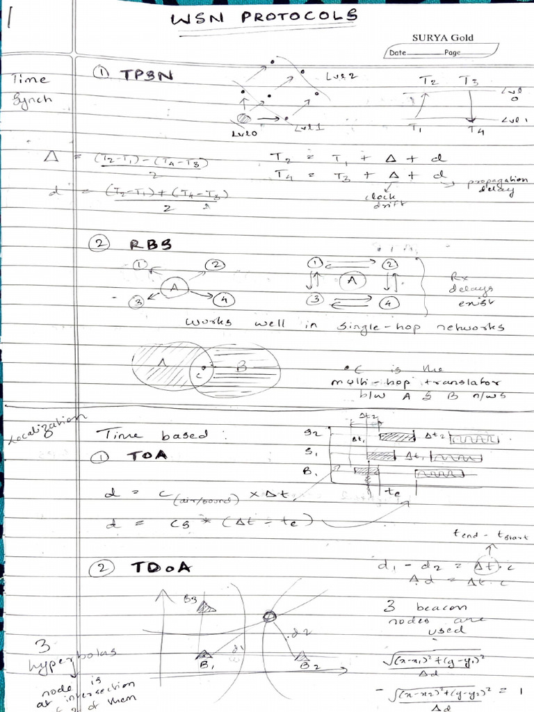 WSN Protocols Brief | PDF
