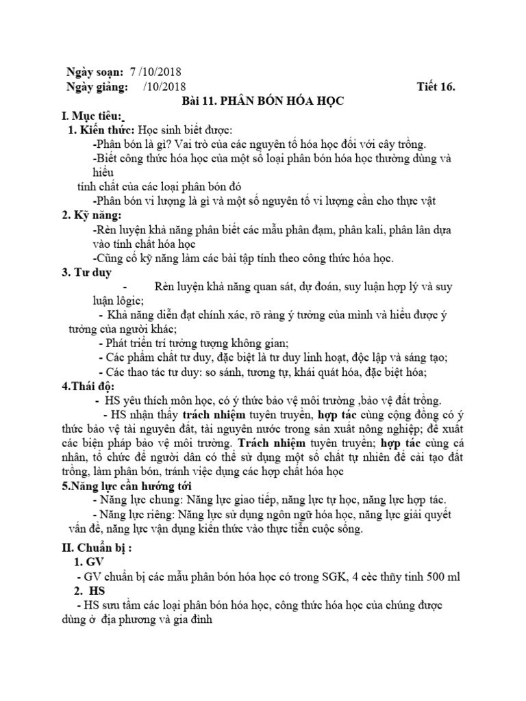 Hoa 9 - Phan Bon Hoa Hoc | PDF
