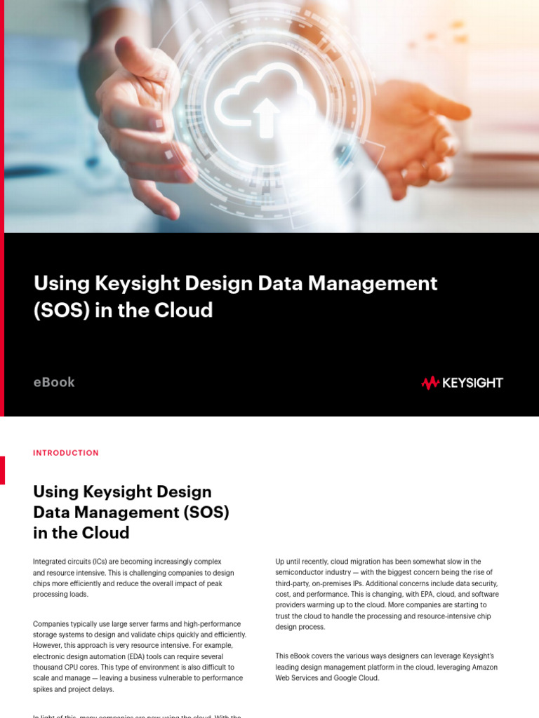 Using Keysight Design Data Management SOS in the Cloud | PDF | Cloud Computing | Cache (Computing)