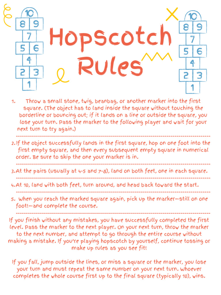Hopscotch Rules (1)2 | PDF