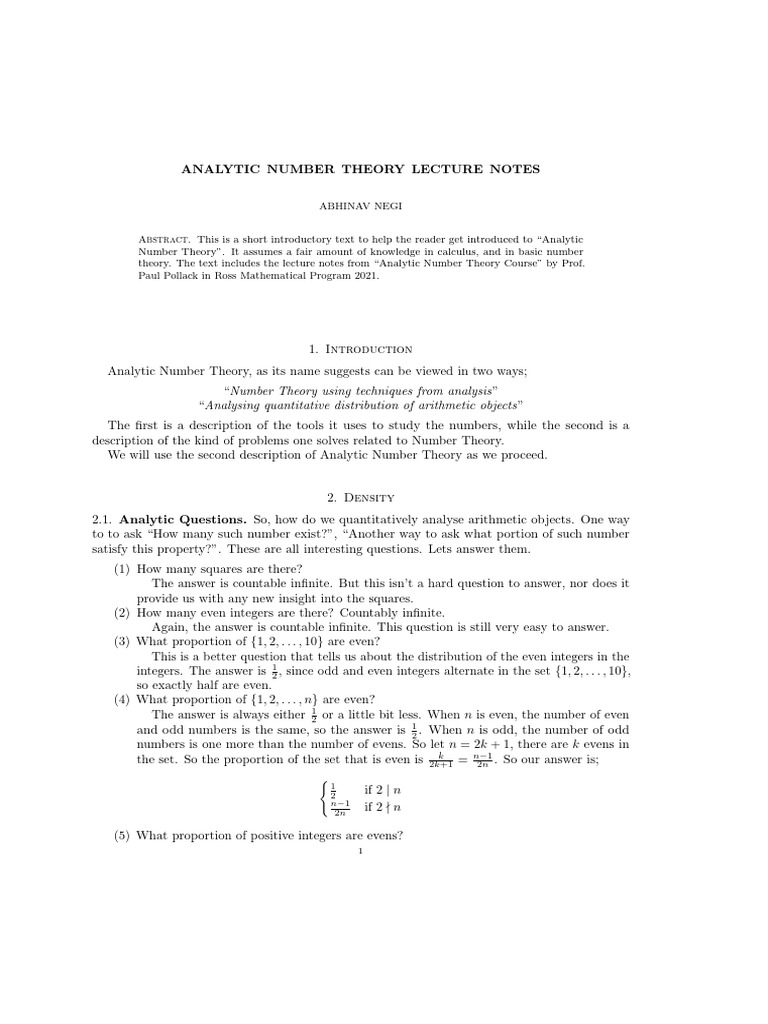 Main | PDF | Mathematical Analysis | Number Theory