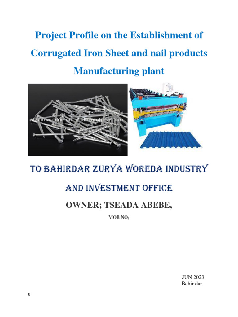 Iron Sheet and Nail | PDF | Sheet Metal | Wire