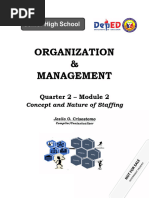 SHS Grade 11: Organization and Management Quarter 1 - Module 6 Planning ...