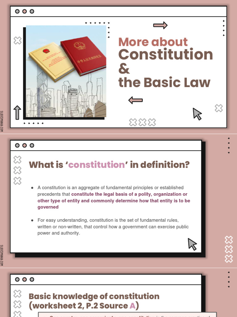 2023.9.15 Supplementary - Constitution and Basic Law | PDF | Special Administrative Regions Of ...