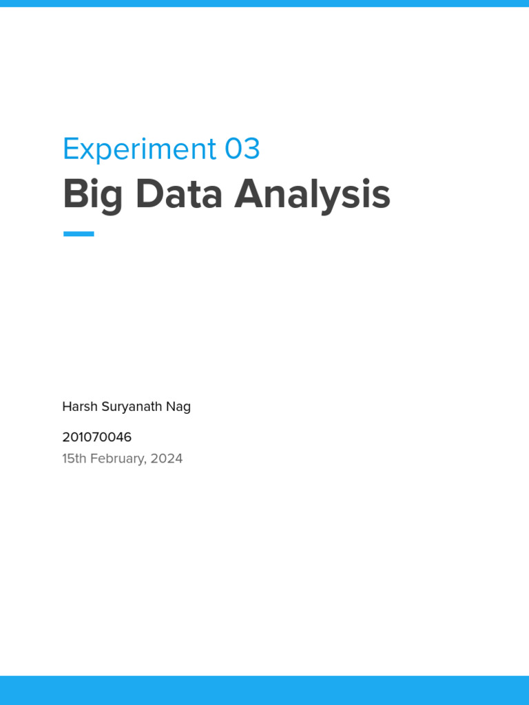 Bda 03 | PDF | Map Reduce | Apache Hadoop