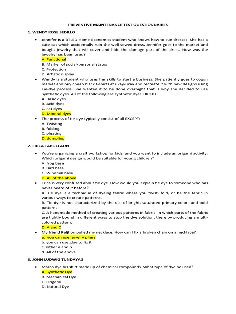 Handicrafts Questions | Download Free PDF | Origami | Crochet