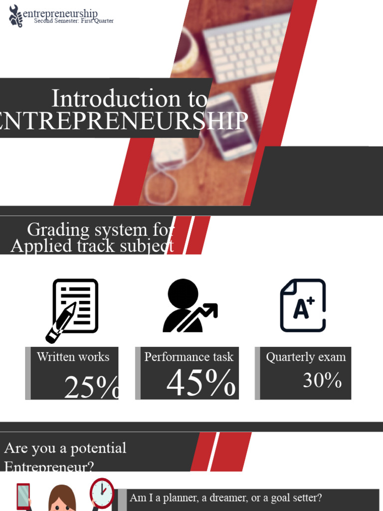 Lesson 1 Introduction To Entrepreneurship | PDF | Entrepreneurship ...