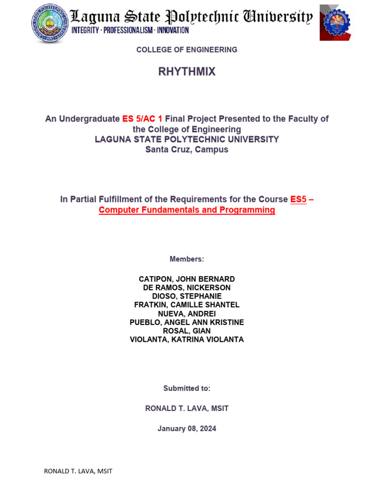 ES5 AC1 FINAL Documentation | PDF | Login | User (Computing)