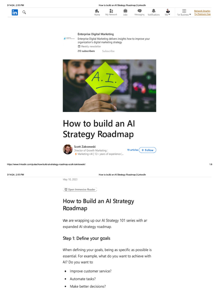 AI Strategy Roadmap | PDF