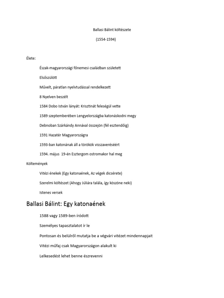 Ballasi Balint | PDF