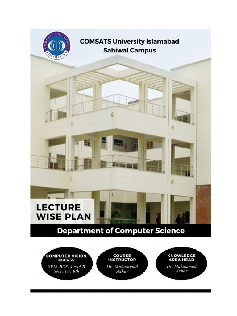 Azhar Lecture Wise CV New | Download Free PDF | Computer Vision ...