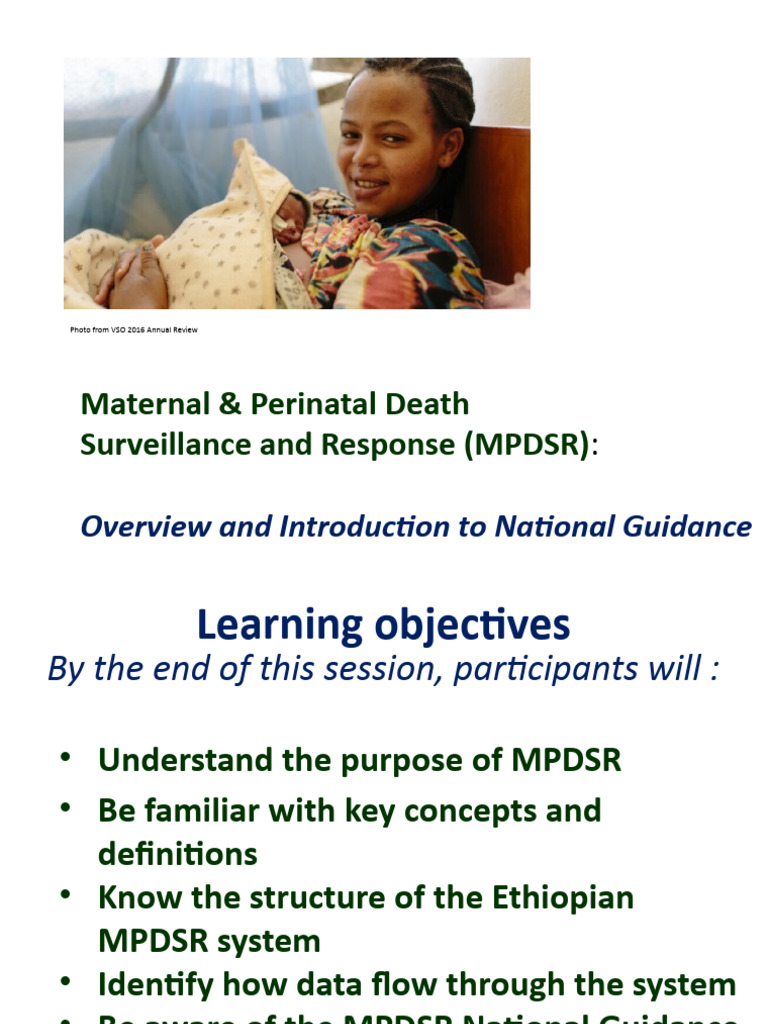 3 Overview of MPDSR | PDF | Maternal Death | Non Disclosure Agreement