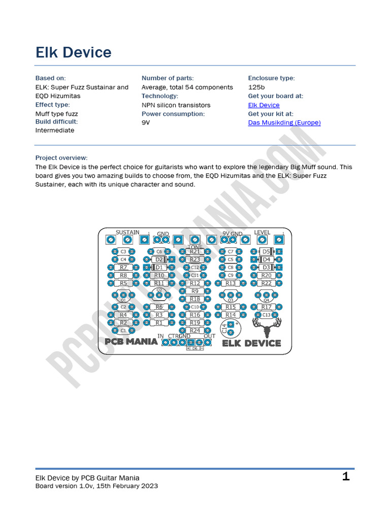 Elk Device Building Docs 15th February 2023 | PDF | Printed Circuit ...