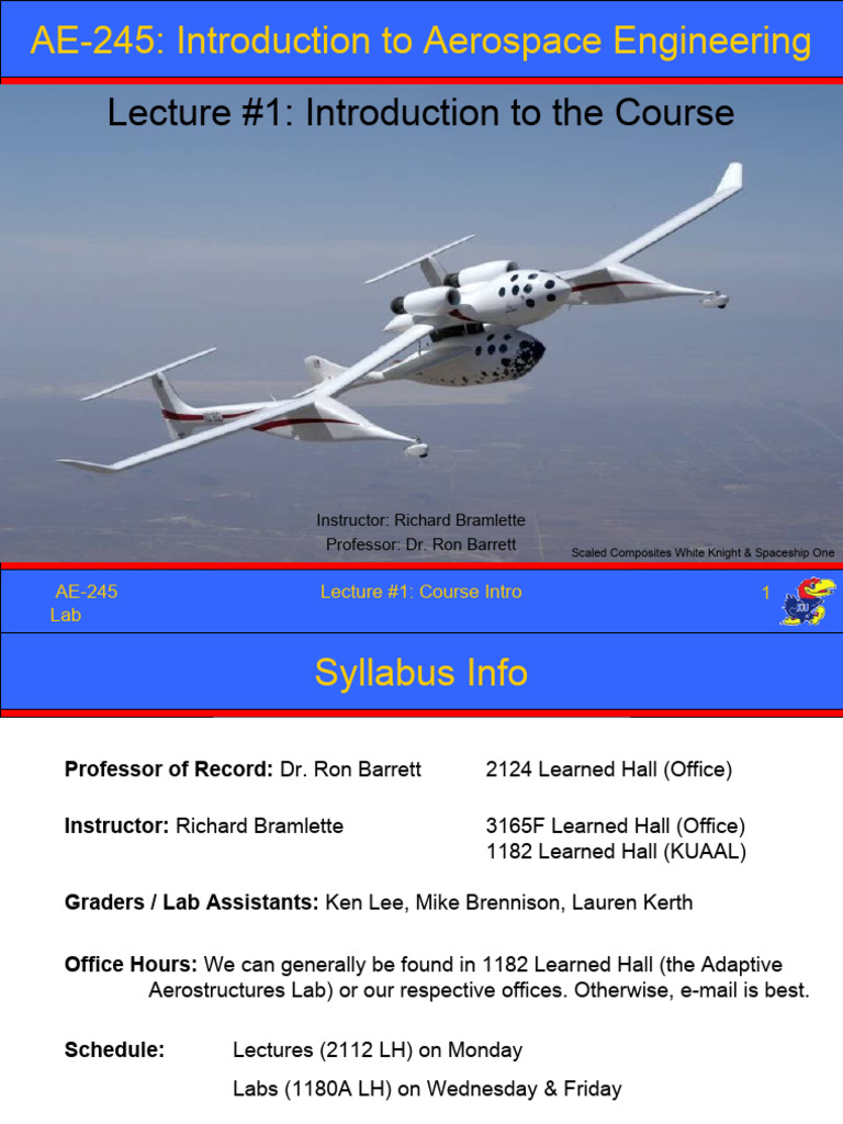 Introduction To Aerospace Engineering | PDF | Wright Flyer | Wright ...