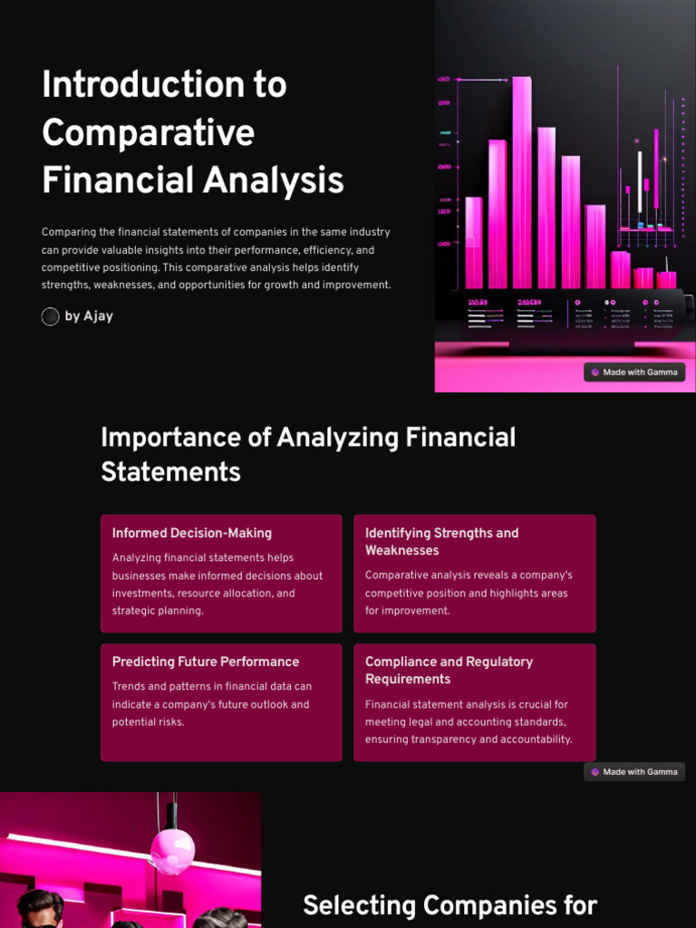 Introduction To Comparative Financial Analysis | PDF | Investing ...
