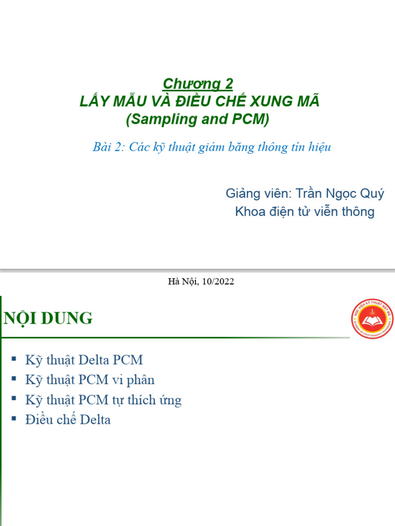 Chap2 DPCM Delta | PDF