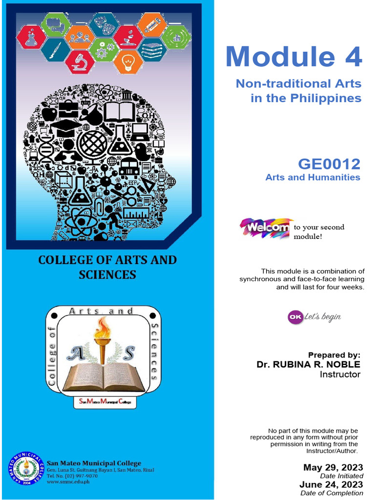 Module 4 Arts in The Philippines FINALS | PDF
