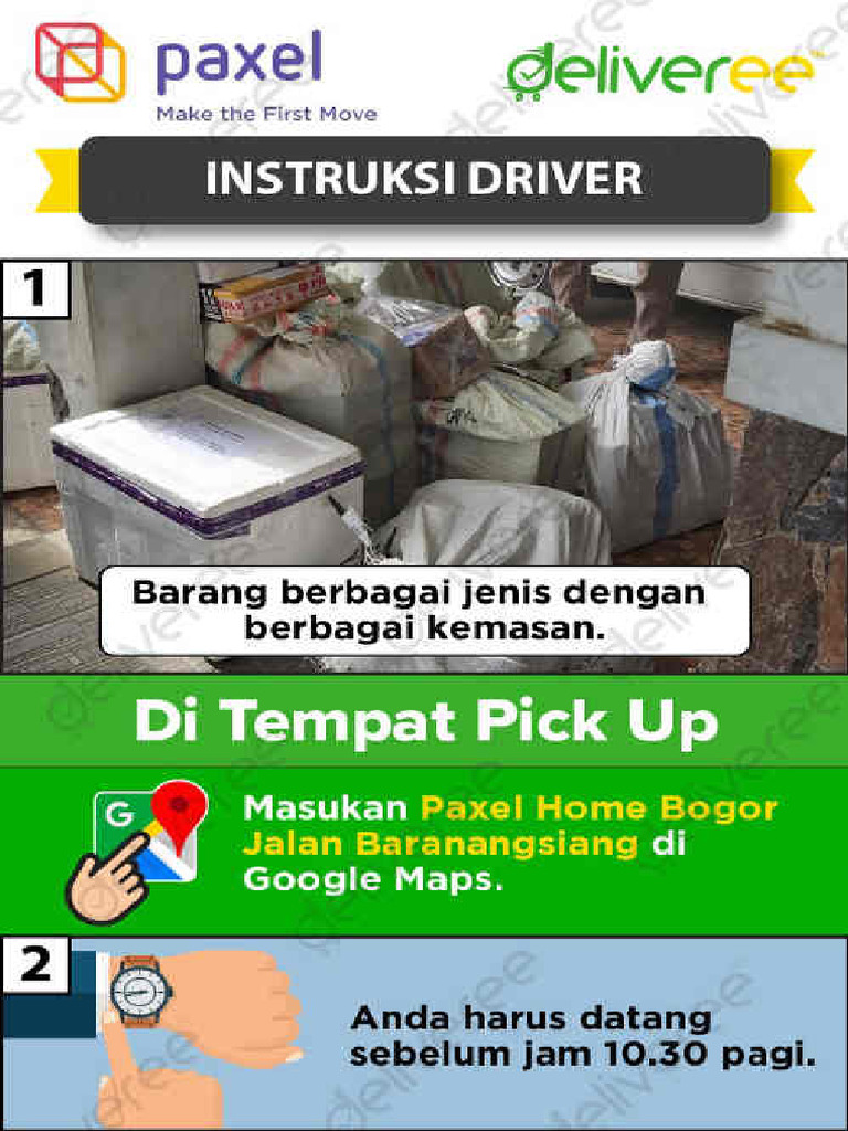 Driver Instruction - Paxel Compressed | PDF