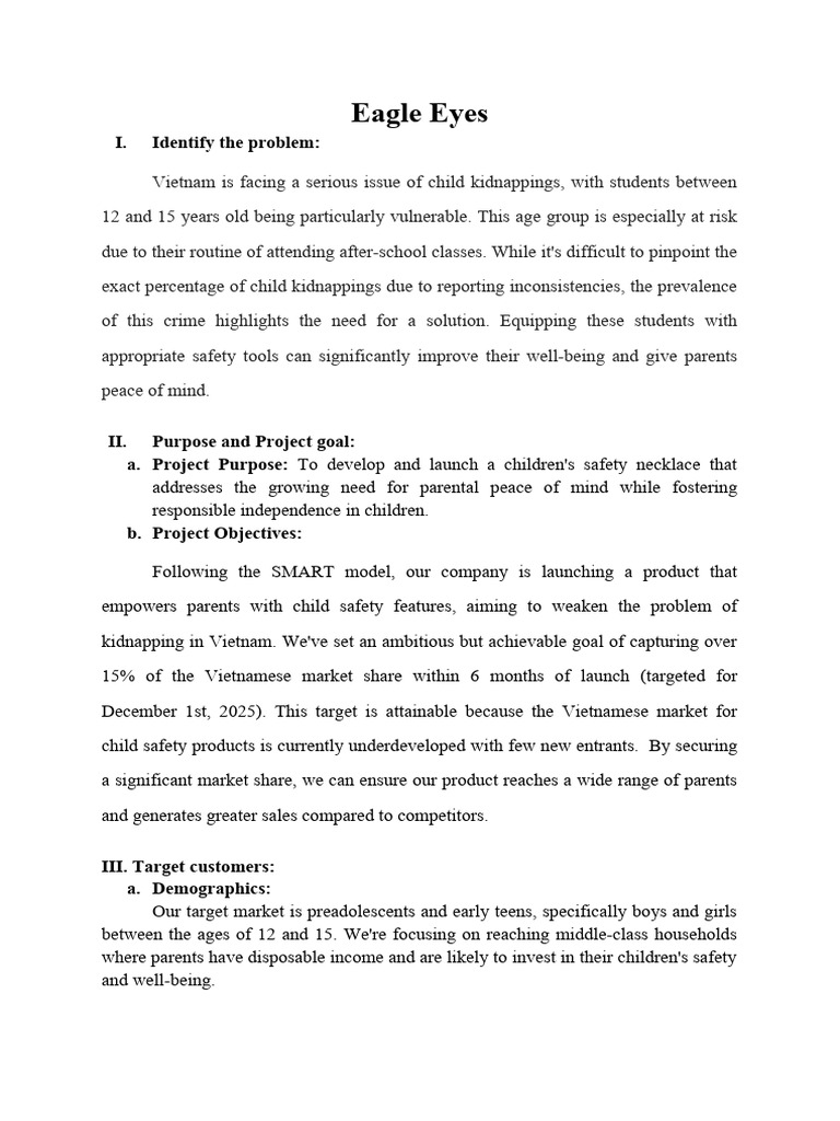 Business Proposal | PDF | Usability | Target Audience