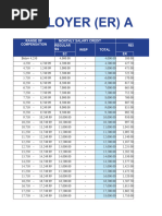 New SSS Table & Calculator 2025 Excel | PDF