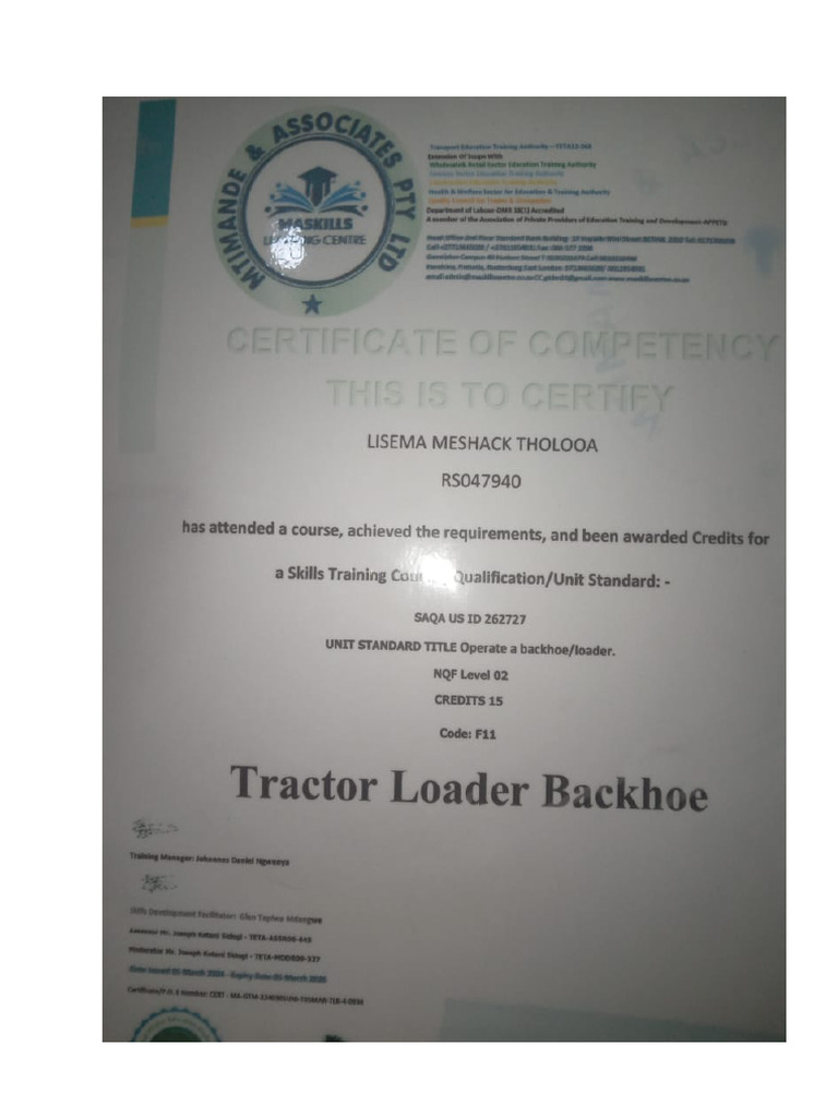 tlb competency | PDF