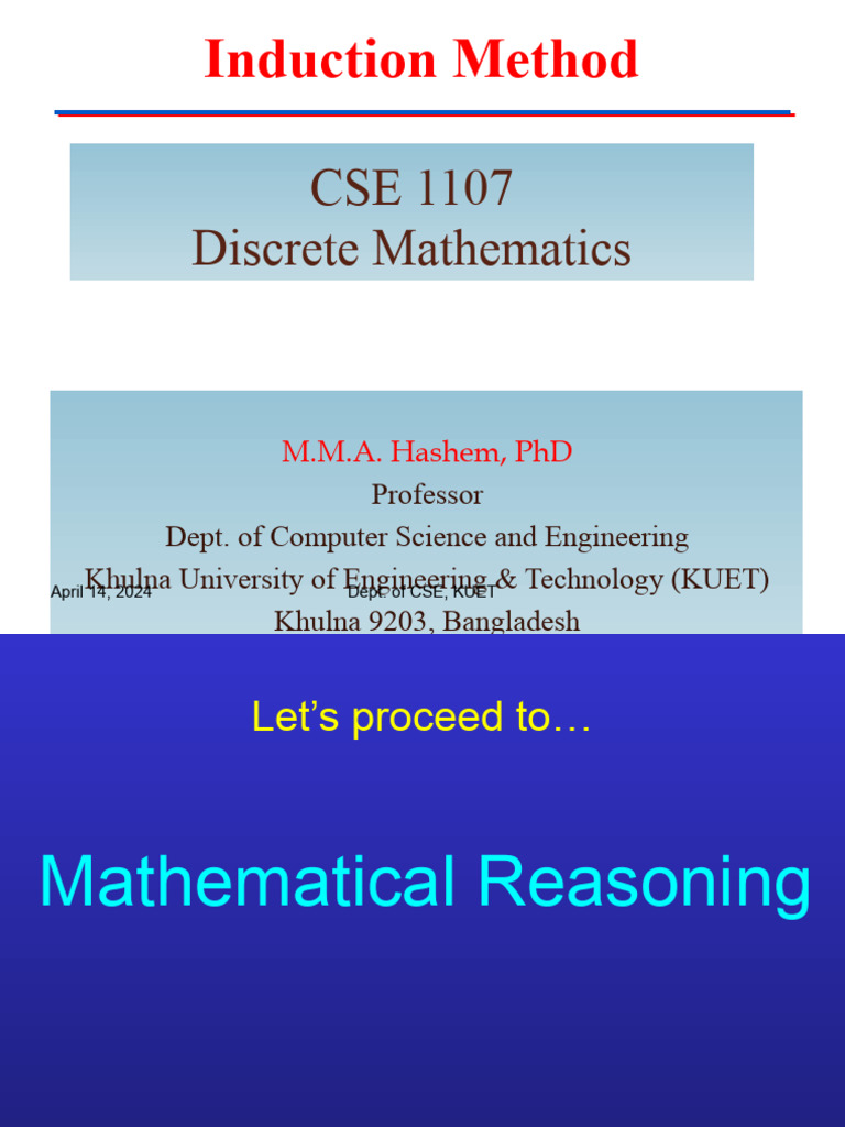 Mathematical Reasoning | Download Free PDF | Mathematical Proof | Function (Mathematics)