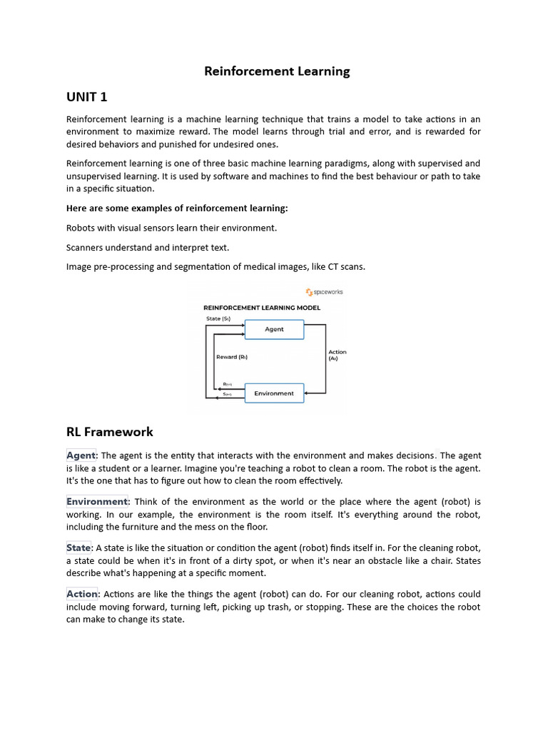 Reinforcement Learning-1 | PDF | Dynamic Programming | Applied Mathematics Reinforcement Learning-1 | PDF | Dynamic Programming | Applied Mathematics