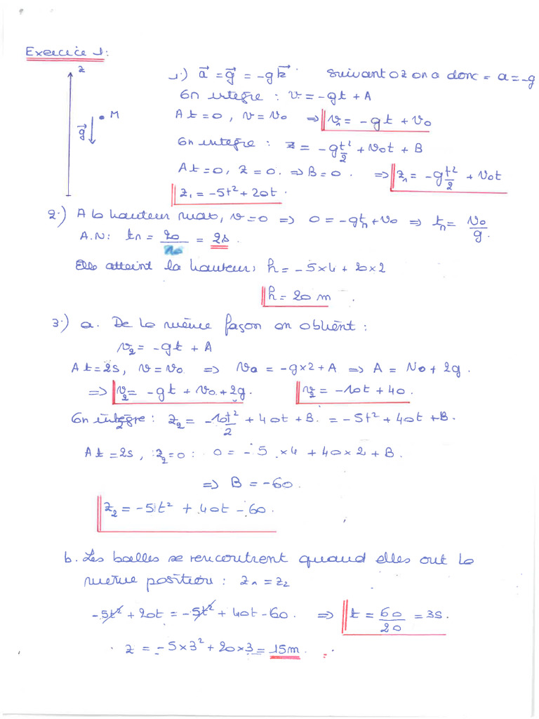 CC1 Meca Correction | PDF