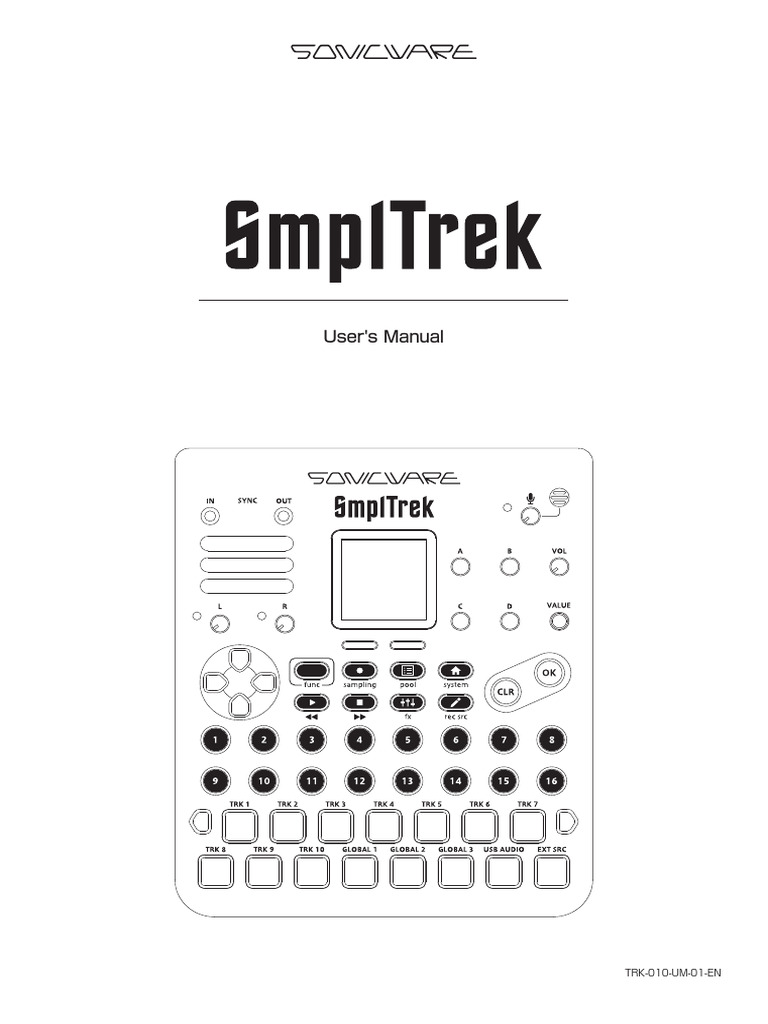 SmplTrek Manual en | PDF | Sound Technology | Sound Production SmplTrek Manual en | PDF | Sound Technology | Sound Production