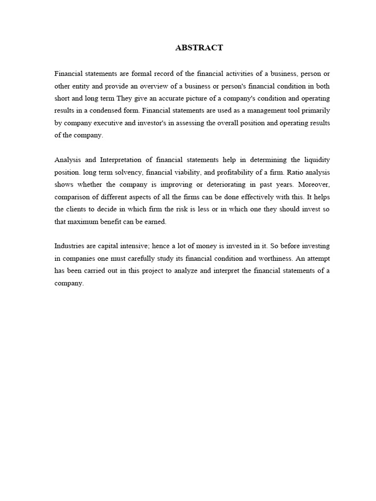 Financial Analysis Project | PDF | Equity (Finance) | Balance Sheet