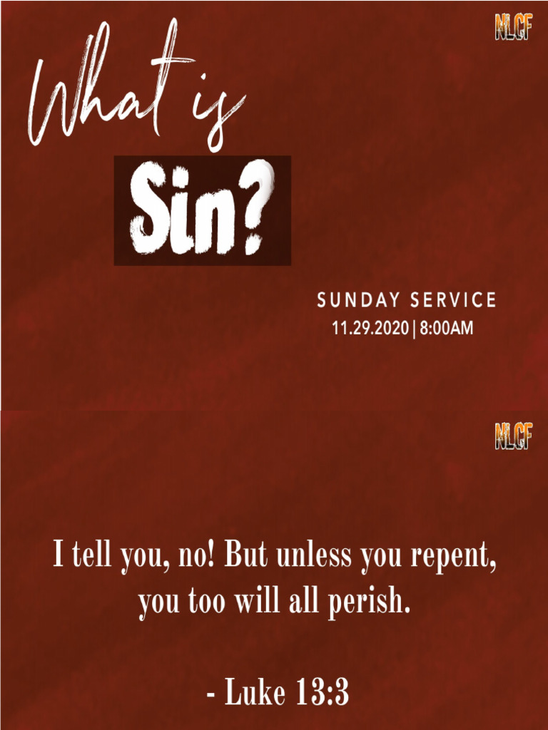 What Is Sin | PDF