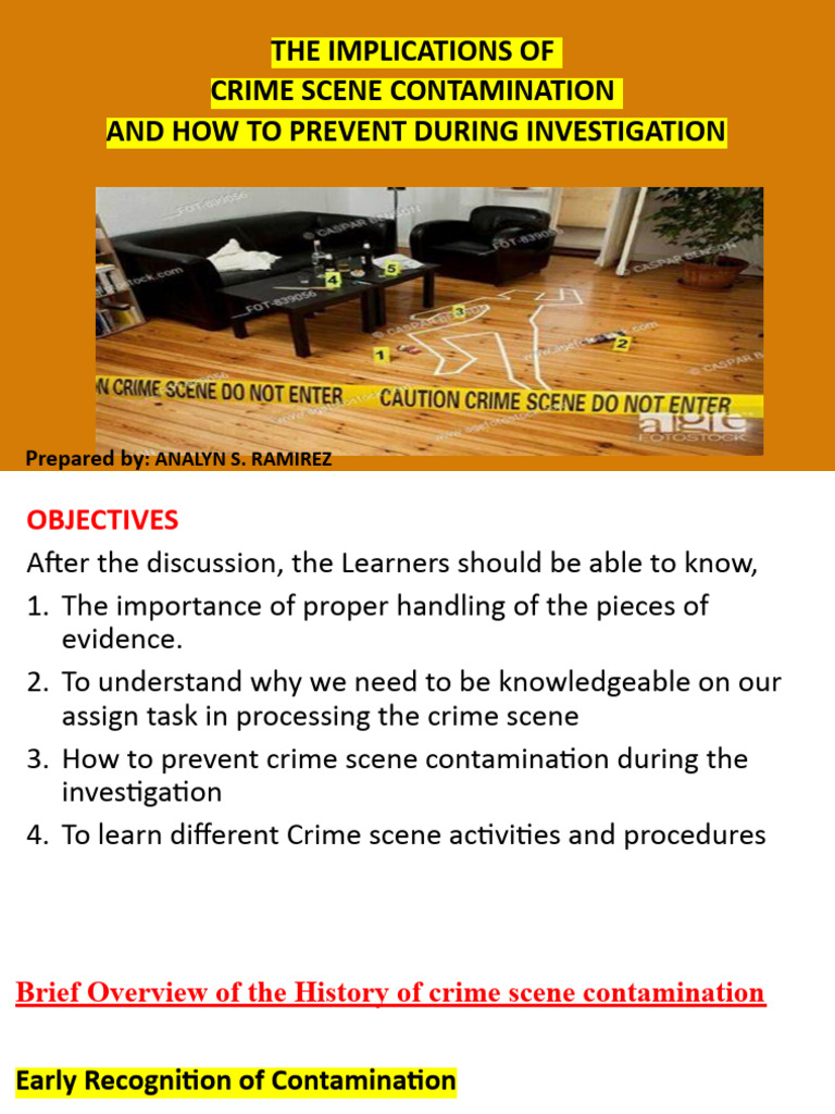 Crime Scene | PDF | Crime Scene | Forensic Science