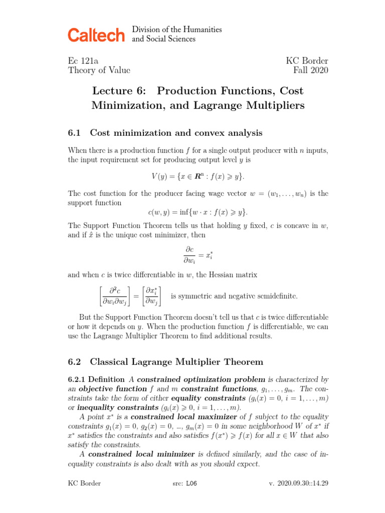 Envelope Theorem Pdf Algebra Mathematical Objects 2975
