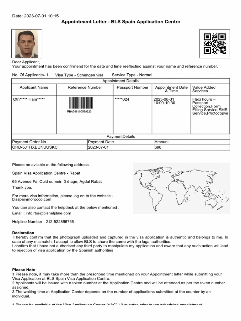 Bls Appointment Letter | PDF