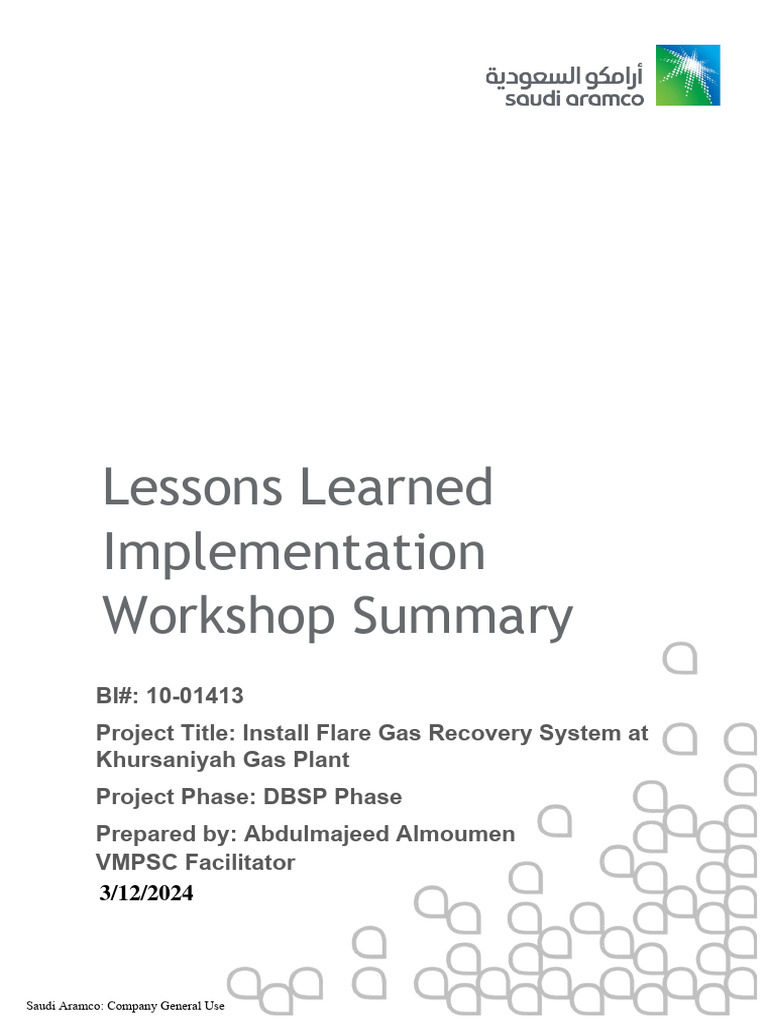 LLI Report For BI-10-01413 (Rev.a) | PDF