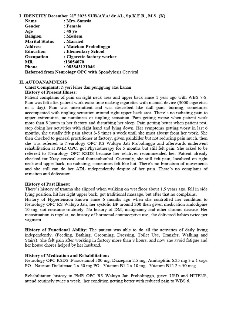 2023 12 21 Neck Pain Ec Paracervical Et Upper Trapezius Muscle Spasm ...