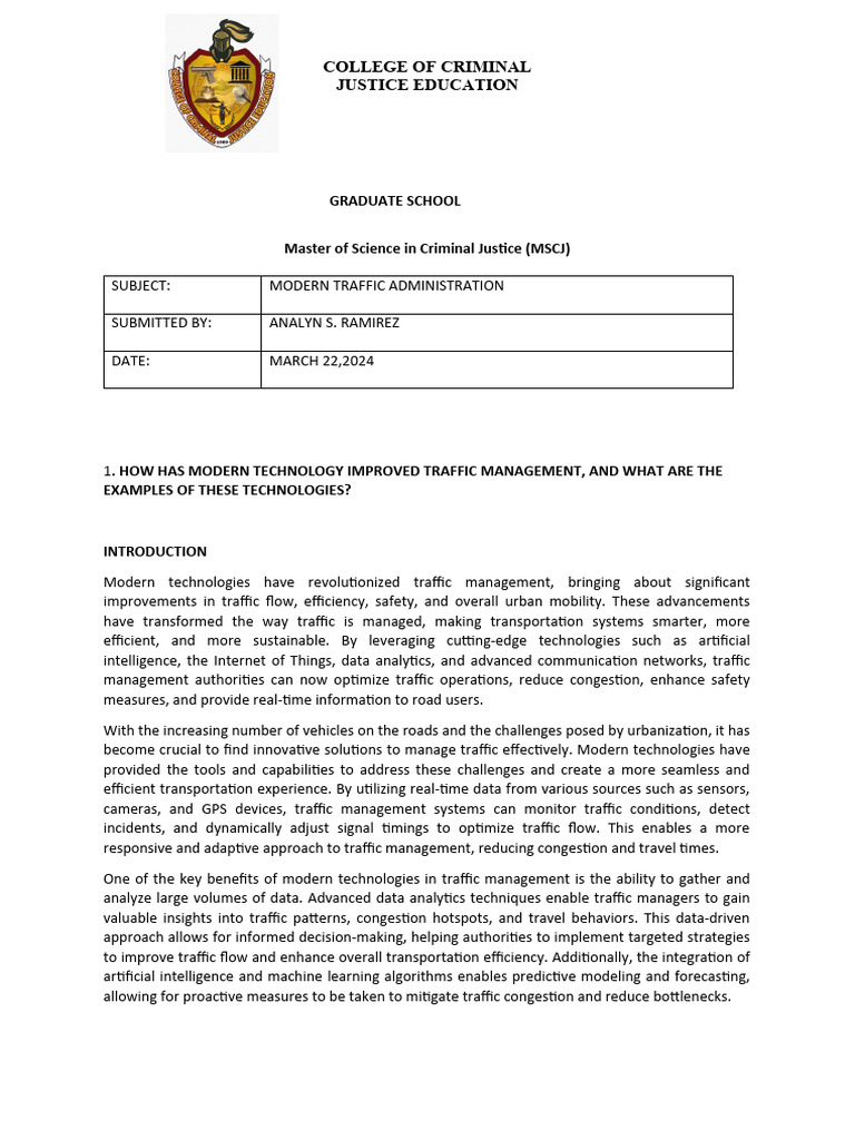 Traffic Assignment | PDF | Traffic | Internet Of Things