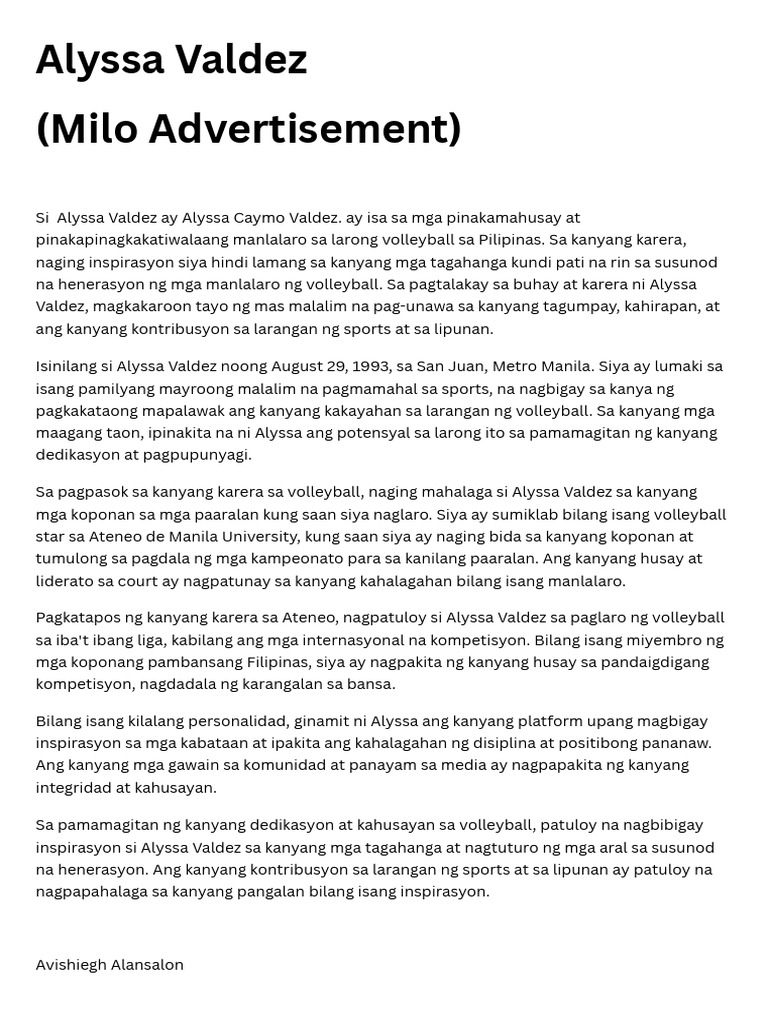 Alyssa Valdez | PDF