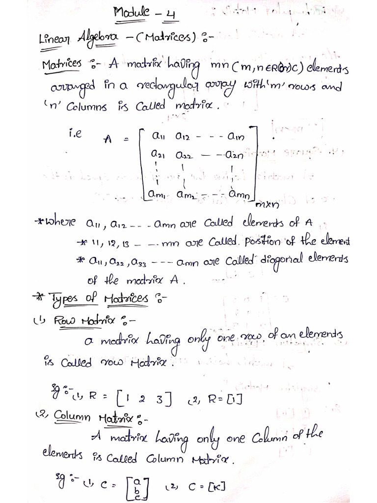 Maths Module 4 and 5 DE | PDF