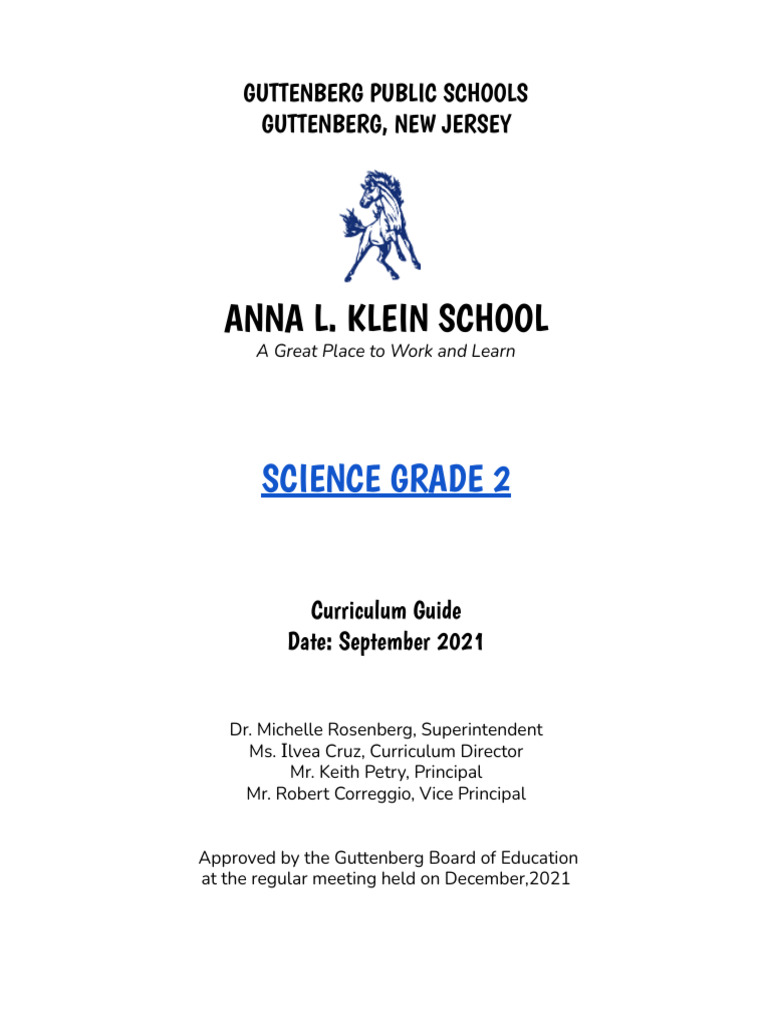 Grade 2 Science Curriculum Guide | PDF | Science | Water