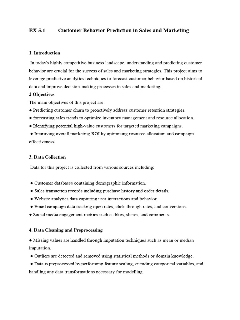 Ex 5 1 Customer Behaviour Prediction Pdf Analytics Receiver Operating Characteristic