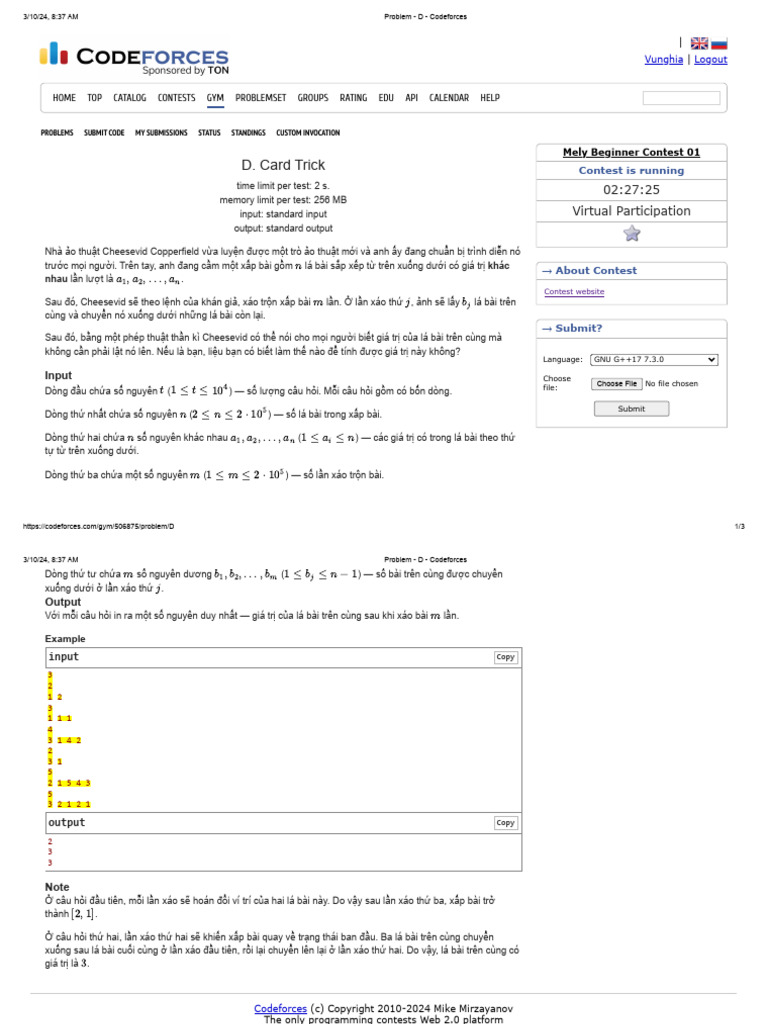 Problem - 04 - Codeforces | PDF