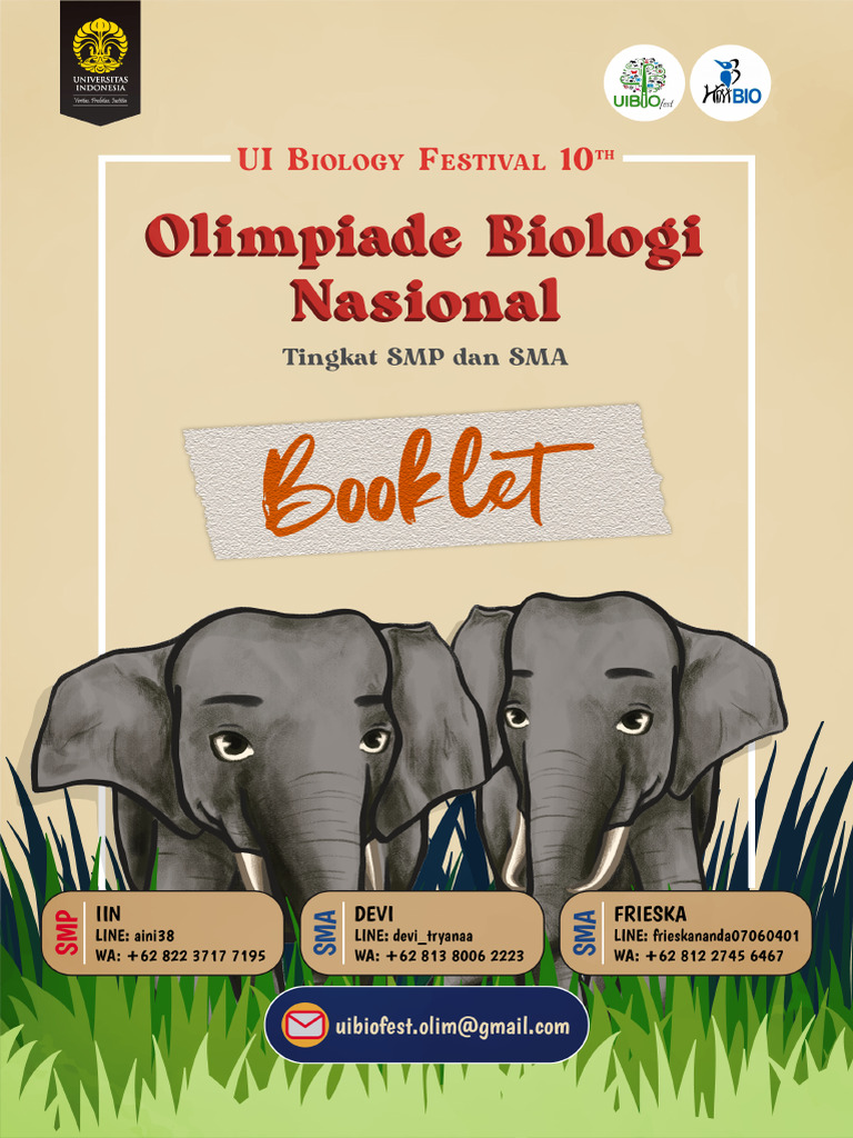 Booklet Olimpiade UI Biofest 10th | PDF