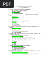 Model Exit Exam 2016 | PDF